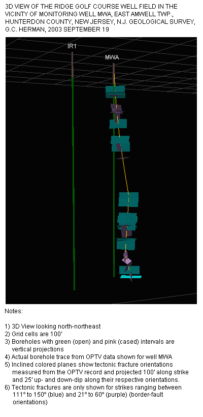 Well Field Visualization using ArcView GIS 3d Analyst